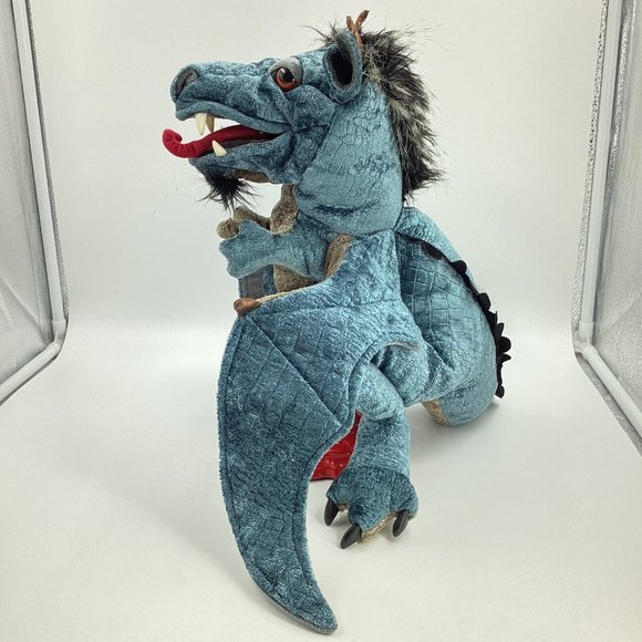 Folkmanis Puppets | Toys | Folkmanis 24 Blue Winged Dragon Hand Puppet ...